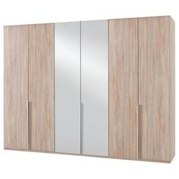 Kleiderschrank wimex "New York" Schränke Gr. B/H/T: 270cm x 234cm x 58cm, 6 St., braun (struktureichefarben hell)