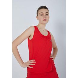 SPORTKIND Funktionstop Tennis Loose Fit Tanktop Mädchen & Damen rot