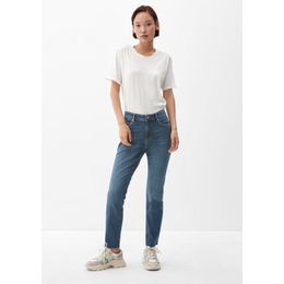 s.Oliver 7/8-Jeans Cropped-Jeans Betsy / Slim Fit / Mid Rise / Straight Leg