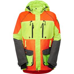 Parforce Protective Hundef&uuml;hrerjacke Hatz-Watz Evolution G2 Signalorange/-gelb (Gr&ouml;&szlig;e: M)