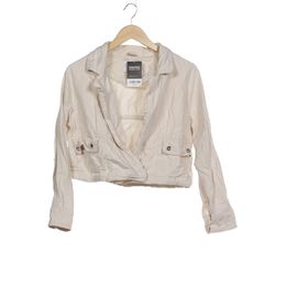 Bershka Damen Jacke, beige, Gr. 34