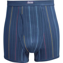 Herren Hose kurz blau-bedruckt, Größe 8