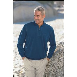 Catamaran Herren Nickishirt jeansblau, Gr&ouml;&szlig;e 60/62