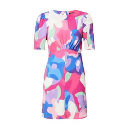 Nasty Gal Kleid Damen Größe 38 blau / pastellgrün / pink / hellpink / weiß Winterkleid