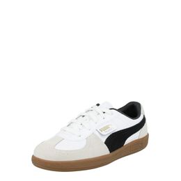 Puma Sneaker 'Palermo' Jungen Größe 34.5 goldgelb / rauchgrau / schwarz / weiß