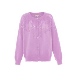 Jalene Knit Cardigan female Purple size XL/XXL