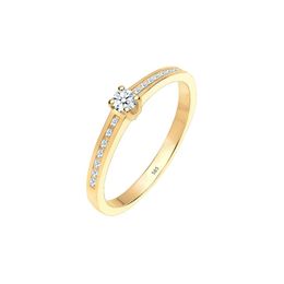 Elli DIAMONDS Ring Damen Gr&ouml;&szlig;e 54 gold