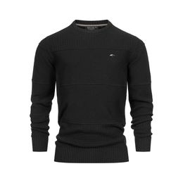 INDICODE Jeans Sweater 'Justice' male Black size XXL