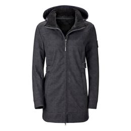 WITT Damen Softshelljacke gef&uuml;ttert, wasserabweisend, dunkelgrau-meliert, Gr&ouml;&szlig;e 25