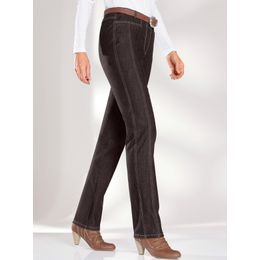 COSMA Damen Thermo-Hose, Braun, Gr. 235, R&ouml;hrenhosen, Material: Baumwolle