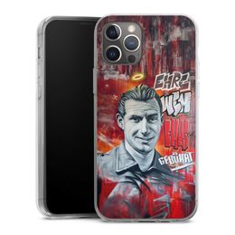 DeinDesign iPhone 12 Pro Handy Silikon H&uuml;lle Case transparent Handyh&uuml;lle 1. Fck 1. Fc Kaiserslautern Fritz Walter Silikon Case