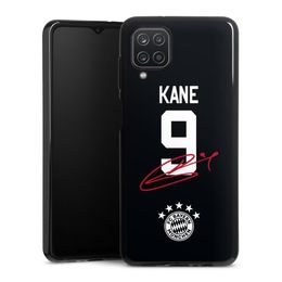 DeinDesign Galaxy A12 Handy Silikon H&uuml;lle Case schwarz Handyh&uuml;lle Fc Bayern M&uuml;nchen Harry Kane Jersey