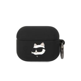 K by KARL LAGERFELD KARL LAGERFELD Kopfhörer-Schutzhülle Karl Lagerfeld 3D Logo NFT Choupette Head Silicone Case für AirPods Pr