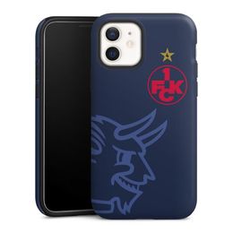 DeinDesign iPhone 12 mini Handy Panzer Handyh&uuml;lle robuste Outdoor H&uuml;lle Schutzh&uuml;lle matt Logo 1. Fc Kaiserslautern 1. Fck Tough Case
