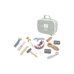 LeNoSa Spielzeug-Arztkoffer Zahnarzt Rollenspiel • aus Buchenholz gefertigtes Spiele-Set