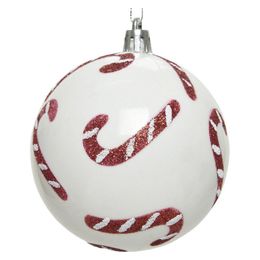 Kaemingk Christbaumschmuck Kaemingk Weihnachtskugel Ø 8 cm winterweiß