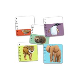 Djeco Spiel, Kartenspiel Batanimo Stichspiel mit verschiedenen Tier-Illustrationen