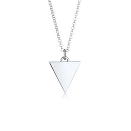 Kuzzoi Silberkette Herren Erbskette Dreieck Modern 925 Silber