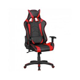 AMSTYLE Bürostuhl SCORE - Gaming Chair aus Kunstleder in Schwarz/Rot