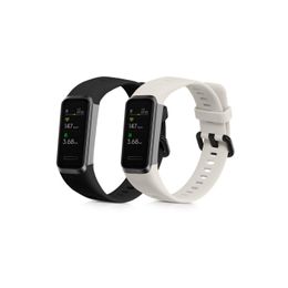 kwmobile Uhrenarmband 2x Sportarmband für Huawei Band 4