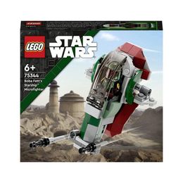 Lego® Konstruktionsspielsteine STAR WARS™ Boba Fetts Starship™ – Microfighter
