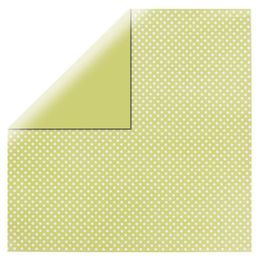 Rayher Bastelkartonpapier Scrap-Booking Papier Gl.Dots lindgrün