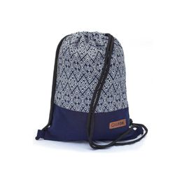 By Bers Turnbeutel Leon By Bers Turnbeutel Beutelrucksack Freizeitrucksack (Tagesrucksack Beutelrucksack Freizeitrucksack Turnbeutel für Strand Sport Festival Freizeit Alltag Einkauf aus Baumwolle Innentasche Schlüsselband)