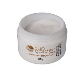 Sun Garden Nails UV-Gel Acryl Pulver weiß 30g