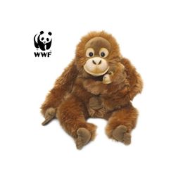 WWF Kuscheltier Plüschtier Orang-Utan Mutter mit Baby (25cm)