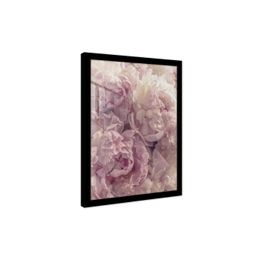 Wallarena Poster mit Rahmen Bilder Blumen Wohnzimmer Schlafzimmer Kunstdruck Wandbild