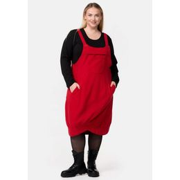 kekoo A-Linien-Kleid Cord-Latzkleid aus 100% Baumwolle 'Sienna'