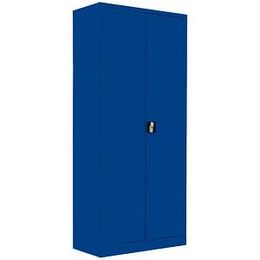 LÜLLMANN LÜLLMANN Stahlschrank 530333 enzianblau 80,0 x 38,3 x 180,0 cm, aufgebaut