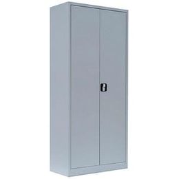 LÜLLMANN LÜLLMANN Stahlschrank 530330 lichtgrau 80,0 x 38,3 x 180,0 cm, aufgebaut