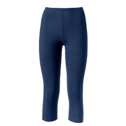 w&auml;schepur w&auml;schepur Damen Lange Unterhose in 3/4-L&auml;nge, marine, Gr&ouml;&szlig;e 50