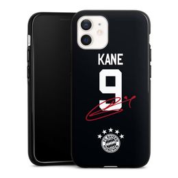 DeinDesign iPhone 12 mini Handy Silikon H&uuml;lle Case schwarz Handyh&uuml;lle Fc Bayern M&uuml;nchen Harry Kane Jersey