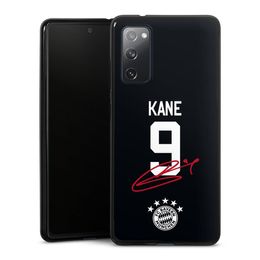 DeinDesign Galaxy S20 FE 5G Handy Silikon H&uuml;lle Case schwarz Handyh&uuml;lle Fc Bayern M&uuml;nchen Harry Kane Jersey