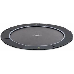 beta® Exit Dynamic ebenerdiges sports Trampolin ø305cm - schwarz