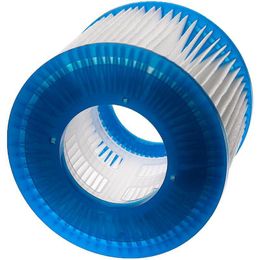 6x Filterkartusche Typ vi kompatibel mit Bestway Lay-Z-Spa Palm Springs, Paris Pool - Ersatzfilter, Blau, Weiß - vhbw