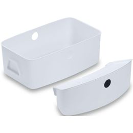 hauck Aufbewahrungsbox Alpha Box Set, white (Set, 2 St), für Hochstühle, weiß