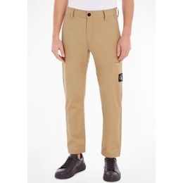 Calvin Klein Jeans Chinohose RIPSTOP TAPER CHINO, beige