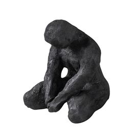 METTE DITMER - Art Piece Deko-Figur Meditation, schwarz