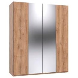 Kleiderschrank wimex "New York" Schränke Gr. B/H/T: 180cm x 208cm x 58cm, 4 St., braun (plankeneichefarben)