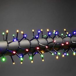 Konstsmide 3871-530 Lichterkette Außen netzbetrieben Anzahl Leuchtmittel 1500 LED Mehrfarbig Beleuchtete Länge: 32.98 m gefrostet