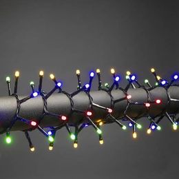 Konstsmide 3869-530 Lichterketten-System Außen netzbetrieben Anzahl Leuchtmittel 800 LED Mehrfarbig Beleuchtete Länge: 17.58 m gefrostet