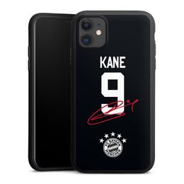 DeinDesign iPhone 11 Handy Premium Silikon H&uuml;lle Handyh&uuml;lle schwarz Case Jersey Harry Kane Fc Bayern M&uuml;nchen Silikon Premium Case