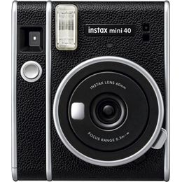 Fujifilm Instax Mini 40 EX D Sofortbildkamera, schwarz