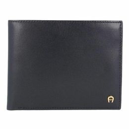 Aigner Daily Basis Geldbörse Leder 12 cm schwarz