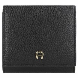 Aigner Delia Geldbörse RFID Schutz Leder 10.5 cm black