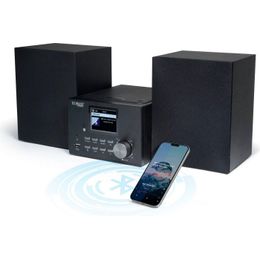 Technaxx TX-178 Internet- Stereoanlage (Digitalradio (DAB), FM-Tuner, Internetradio, 20 W), schwarz
