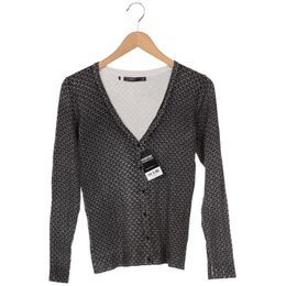 Manguun Damen Strickjacke, schwarz, Gr. 36